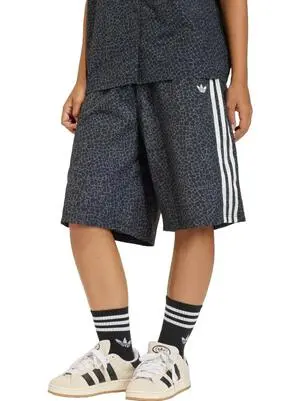 Adidas Aop Parachute Jorts - Black / Grey Six