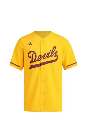 Adidas Full-button Asu Jersey - Team Colleg Gold