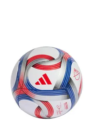 Adidas 2026 Major League Soccer Training Ball - White / Royal Blue / Red / Silver Metallic