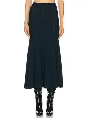 Adam Lippes Lyra Knit Skirt - Navy
