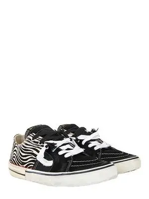 PAUL EASTERLIN Caly Star Low Sneakers - Black & Zebra