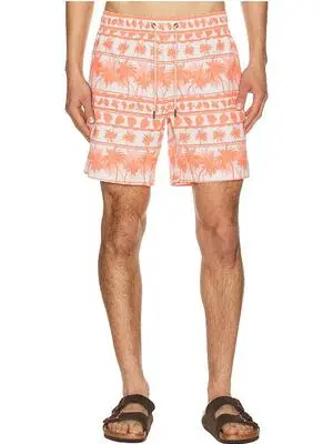 FAIR HARBOR Bayberry Swim Trunk - Orange Beach