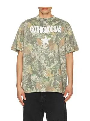 GOTHICMOCHAS Rockstar Tee In Green - Camo