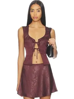 NIA Vineland Top - Oxblood