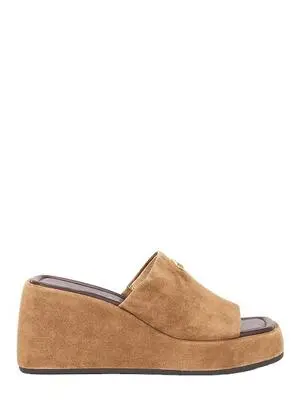 COACH Marie Platform Sandal - Coconut Suede