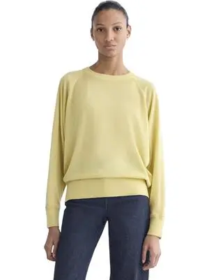 Everlane Ultrasoft Merino Raglan Sweater - Double Cream