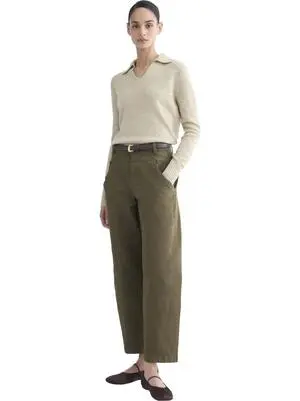 Everlane Double-Stitch Barrel Pant Beech