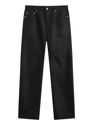 Rick Owens Geth Wide Leg Jeans - Black