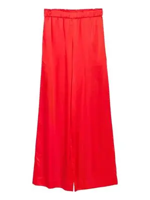 DANAMÉ Wide Leg Trousers - Red