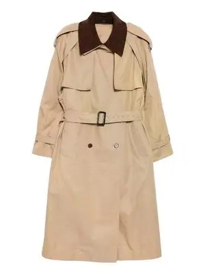 JUUN.J Single-breasted Trench Coat - Neutrals