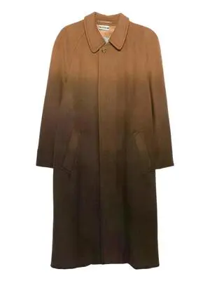 A.N.G.E.L.O. VINTAGE CULT Virgin Wool Ombré Coat - Brown