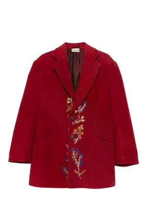 A.N.G.E.L.O. VINTAGE CULT Embroidered Coat - Red