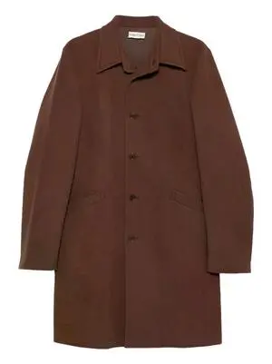 ROMEO GIGLI 1990s Buttoned Coat - Brown