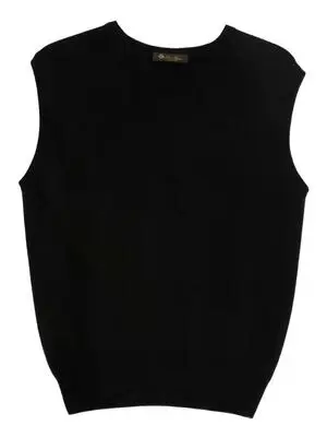 Loro Piana Cashmere Vest - Black