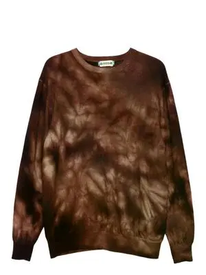 A.N.G.E.L.O. VINTAGE CULT Tie-dye Pullover Sweater - Brown