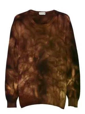 A.N.G.E.L.O. VINTAGE CULT Cashmere Tie-dye Top - Brown