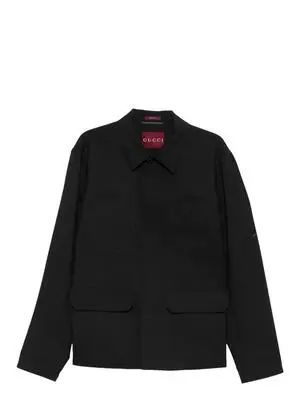 Gucci Wool Shirt Jacket - Grey