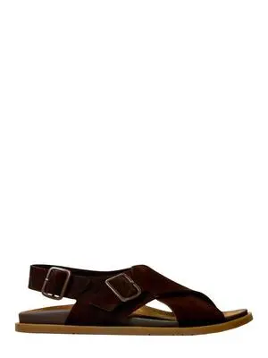 Camper Lluc Slingback Sandals - Brown