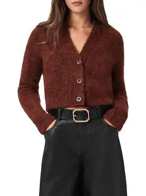 ALLSAINTS Rubi Wick Cardigan - Chestnut Brown