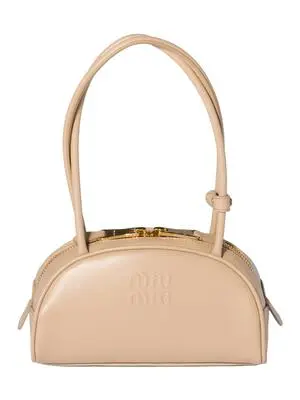 Miu Miu Beau Leather Bag - Sand Beige