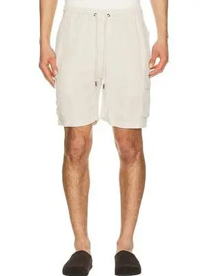 Onia Air Linen Cargo Shorts - Stone