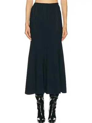 Adam Lippes Lyra Knit Skirt - Navy