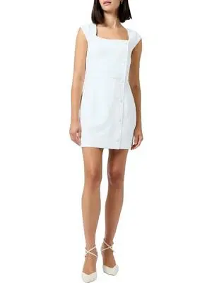 French Connection Azra Twill Minidress - Summer White