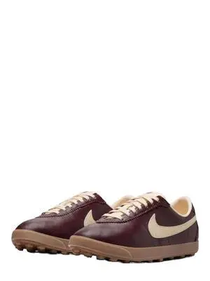 Nike Astrograbber Leather Sneakers - Burgundy Crush/muslin/yellow