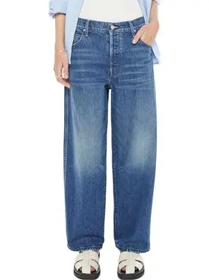 MOTHER The Delinquent Ankle Wide Leg Jeans - Run With It