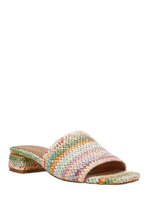 Steve Madden Montgomery Block Heel Sandal Bright Multi