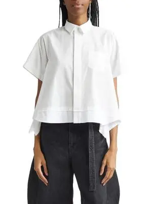 Sacai Poplin Shirt - Off White