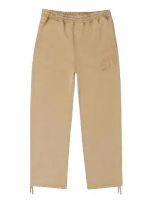 StÜssy Faded Graphic Fleece Pant - Washed Beige