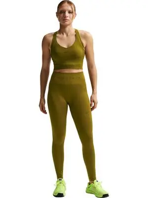 Nike Pro Seamless High-waisted 7/8 Leggings - Brown