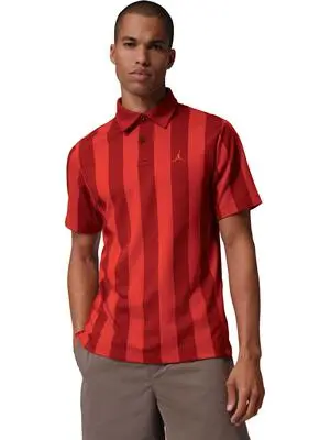 JORDAN Sport Dri-fit Printed Golf Polo - Red