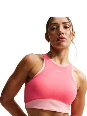 Nike One Medium-support Padded Sports Bra - Pink