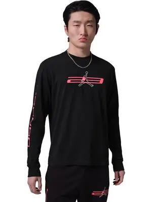 JORDAN Sport Dri-fit Graphic Crewneck Sweatshirt - Black