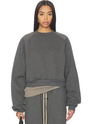 Fear Of God 90's Raglan Sweatshirt - Charcoal