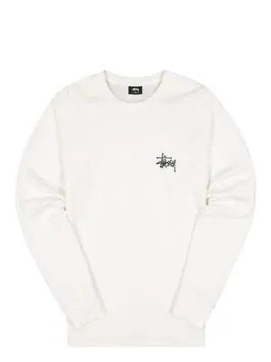 StÜssy Basic Long-sleeve Tee - White