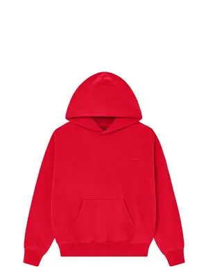 PURPLE BRAND Fleece Pullover Hoodie - Red