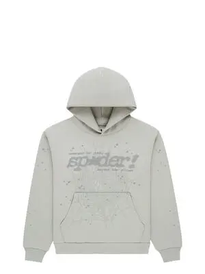 SP5DER Tonal Punk V2 Hoodie - Grey