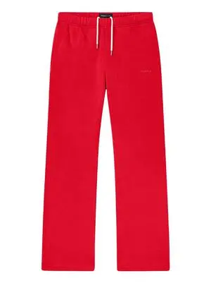 PURPLE BRAND Fleece Flared Pant - Red