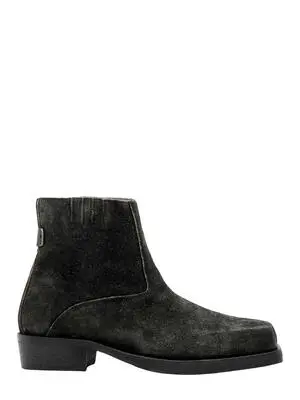 ALLSAINTS Suede Orla Ankle Boots - Grey