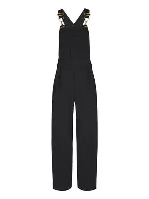 Balmain Wool Dungarees - Black