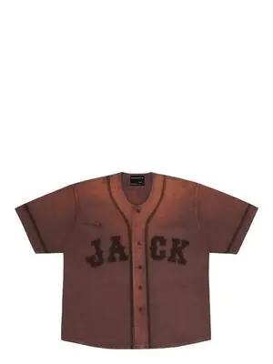 TRAVIS SCOTT Cactus Jack X Fragment X Nike Tokyo Jack Retro Baseball Jersey - Brown