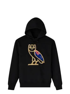OVO Australia Og Owl Hoodie - Black