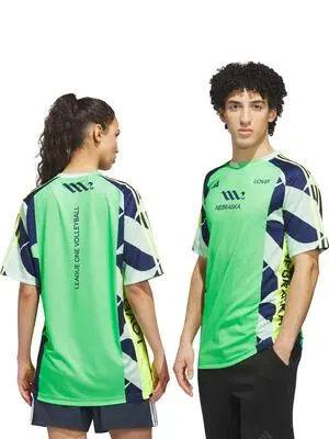Adidas X Nebraska Lovb Jersey - Green / Navy