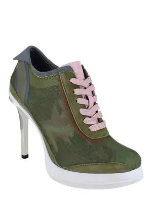 ZIGI Platform Sneaker Pumps - Army Green Multi