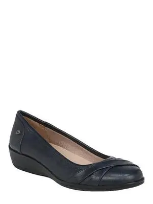 LIFESTRIDE Loyal Wedge Flat - Navy