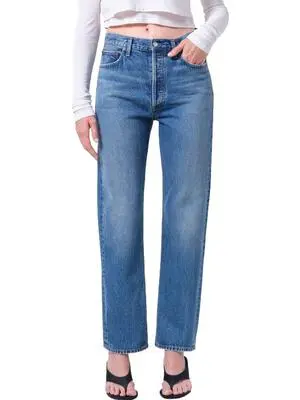 AGOLDE 90s Pinch High Waist Straight Leg Jeans - Circulate Ind