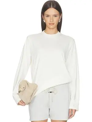 Fear Of God Classic Fit Long Sleeve Tee - Ivory